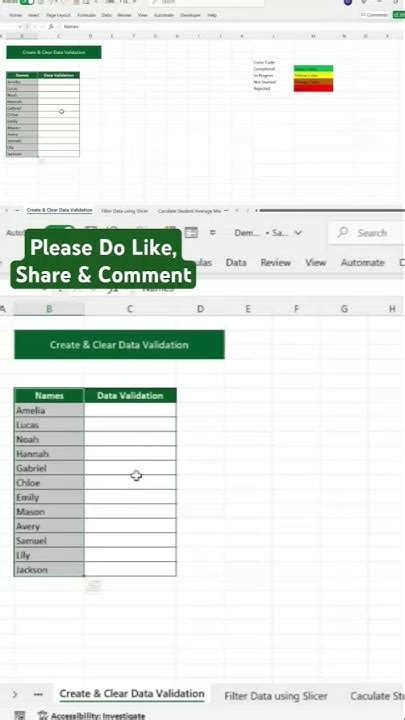 Short Amazing Trick Data Validation Dropdown Excel Exceltips Exceltricks Shorts
