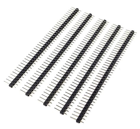 Kits4creators Pack Of 10 Pcs 40 Pin Male To Male Header Connector Strip