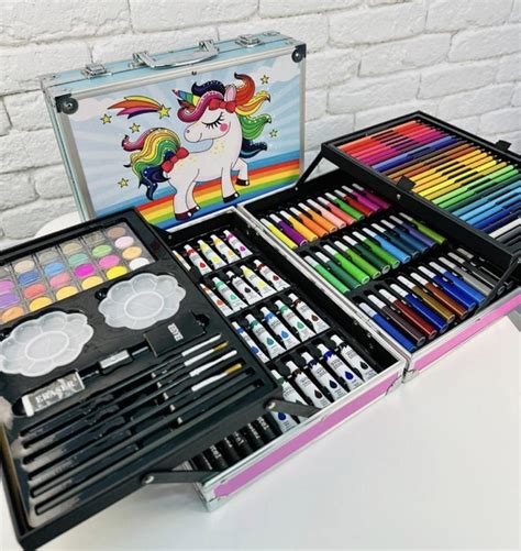 Набор для творчества единорог 145 предметов алюминиевый чемодан фото отзывы характеристики