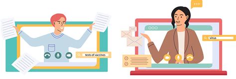 가상 회의 온라인 팀워크 화상 회의에 참여하는 동료 그룹이 있는 컴퓨터 개념에 대한 스톡 벡터 아트 및 기타 이미지 개념