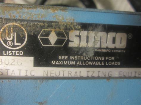 Simco 302g Static Neutralizing Equipment Sb Industrial Supply Inc