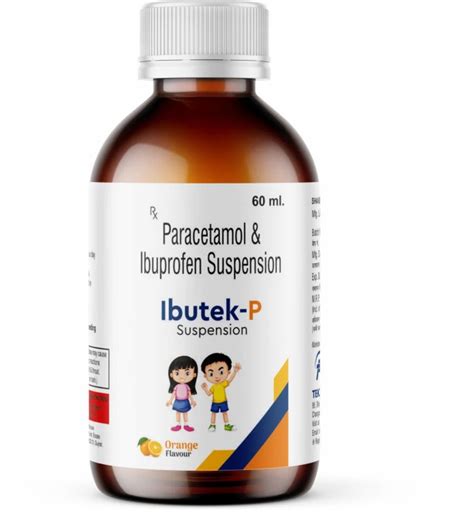 Paracetamol Ibuprofen Suspension At ₹ 55bottle Ibuprofen Paracetamol