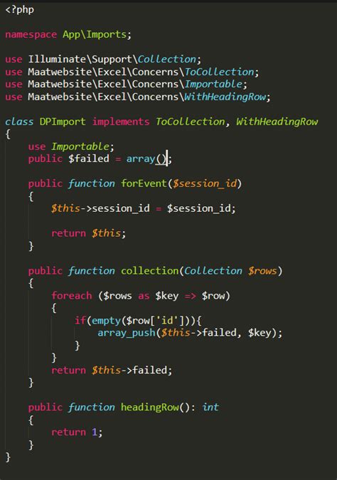 How To Return From Import Question Issue Spartnernl Laravel Excel Github