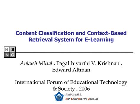 content classification and context based retrieval system for e
