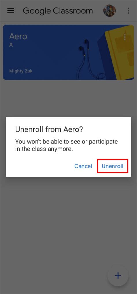 How To Unenroll Myself From A Google Classroom TechCult