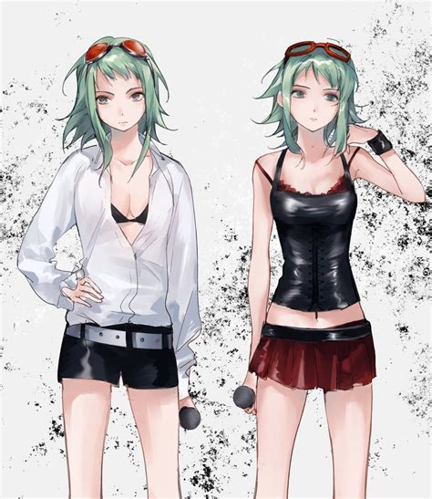 Gumi Vocaloid Drawn By Yeluo Black Danbooru