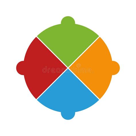 Color Circular Chart Infographic Template For Diagram Graph Presentation And Chart Stock
