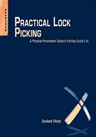 pdf epub practical lock picking a physical penetration tester s