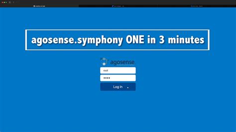 Agosense Symphony One 3 Minutes Introduction Youtube