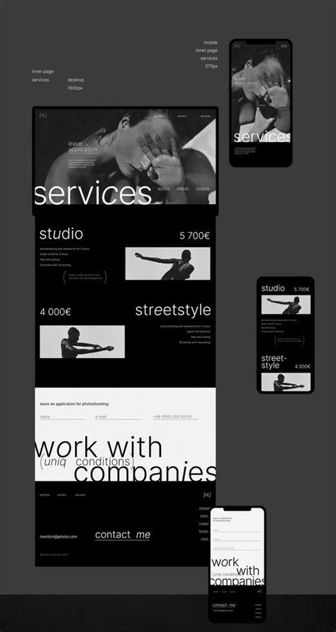 The Website Design For Work With Companies Is Displayed On Two Phones