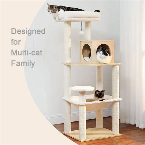 Multi Level Cat Tree Tower With Condo Mashoops Cat