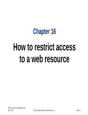 Chapter Slides Pptx Murach S Java Servlets JSP Rd Ed C Mike Murach Associates
