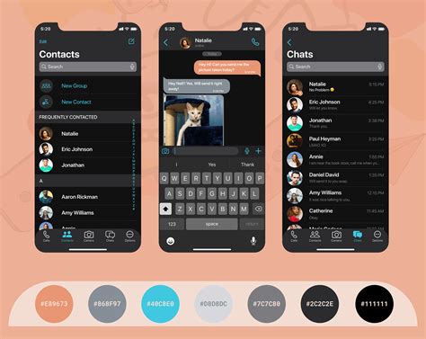 Messaging App Concept UI Exploration On Behance
