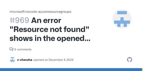 an error resource not found shows in the opened page after executing
