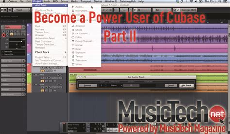 cubase tutorial become a power user part 2 creating and editing audio recordings musictech