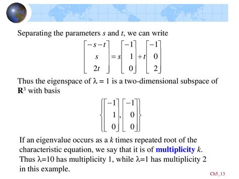 Linear Algebra Chapter 5 Eigenvalues And Eigenvectors презентация онлайн