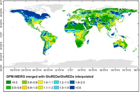 Ratio Map Of Mean Annual Rainfall Erosivity Estimated Based On The Download Scientific Diagram