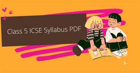 Class 5 ICSE Syllabus PDF 2025 All Subjects Free Download 2025