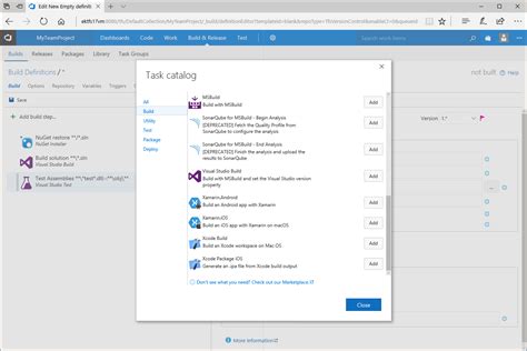 Creating A Build Definition In Tfs 2017 Devscriptbuild