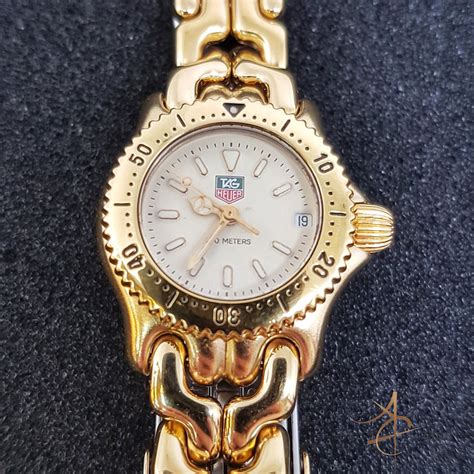 Tag Heuer Sel Series Sports Elegance Ladies Gold Plated Vintage Wat