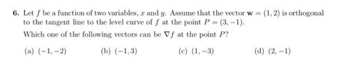 solved 6 let f be a function of two variables x and y
