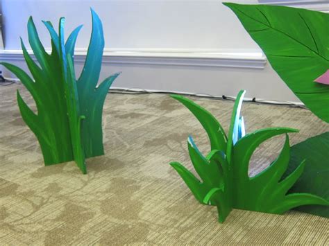 Blades Of Grass Made Out Of Rigid Foam From Lifeways Preview Event In