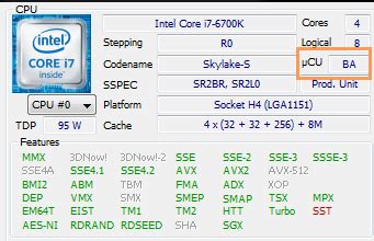 How To Update Intel Microcode On Windows 7 X64 Bootup For Skylake