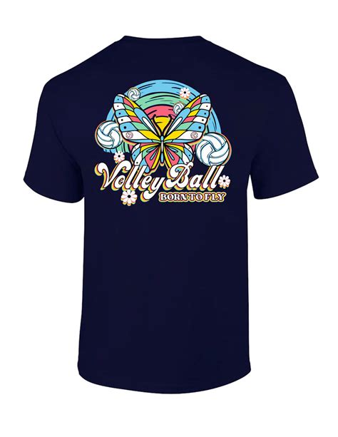 Butterfly Born To Fly Short Sleeve Midwest Volleyball Warehouse