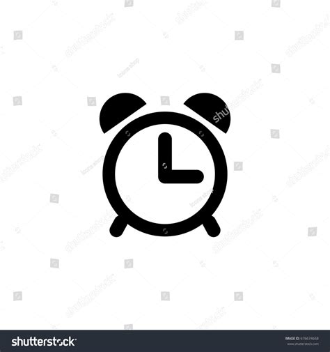 Clock Icon Trendy Flat Style Isolated Stock Vector Royalty Free 676674658 Shutterstock