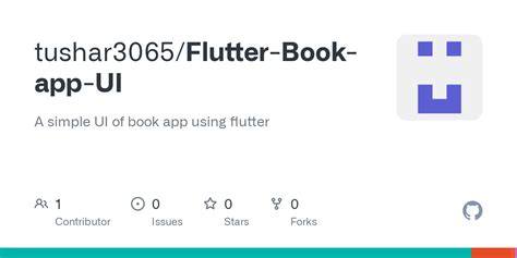 Github Tushar3065flutter Book App Ui A Simple Ui Of Book App Using