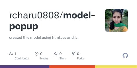 Github Rcharu0808 Model Popup Created This Model Using Html Css And Js