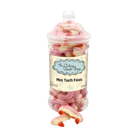 Mini Teeth Fangs Sweets Jar The Online Sweet Shop