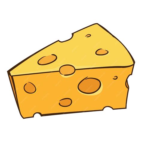 Premium Vector Cheese Cartoon