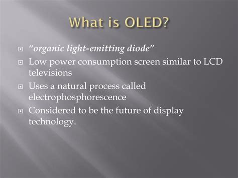 Ppt Oled Display Screen Powerpoint Presentation Free Download Id