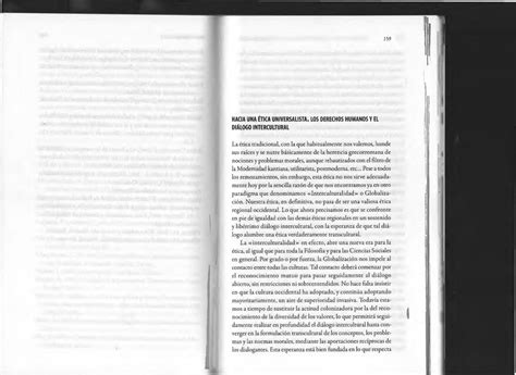Hacia Una Ética Universalista Los Derechos Humanos Y El Diálogo