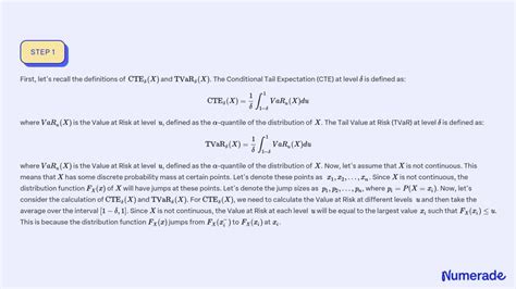 Solved When The Loss Random Variable X Is Not Continuous Show That