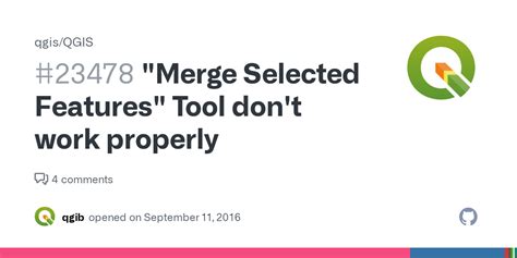 Merge Selected Features Tool Dont Work Properly · Issue 23478