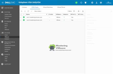 Add Vcenter In Emc Unityvsa Mastering Vmware
