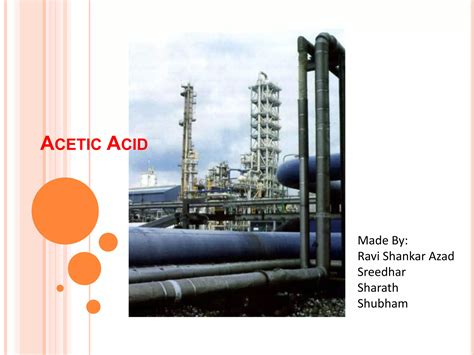 Acetic Acid Production Pptx