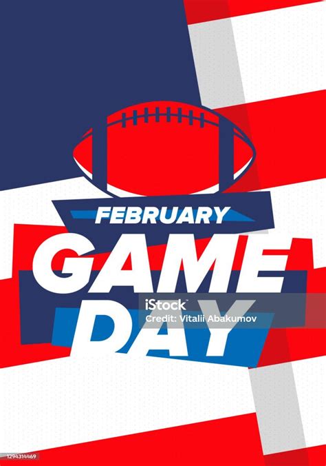 게임 데이 미식 축구 플레이 오프 미국에서 파티 정규 시즌 마지막 경기 프로 팀 챔피언십 미식 축구에 대한 공 스포츠 포스터