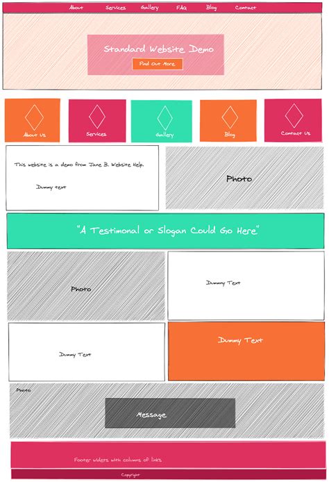 Sketching A Website Page Layout With Excalidraw Jane B Website Help