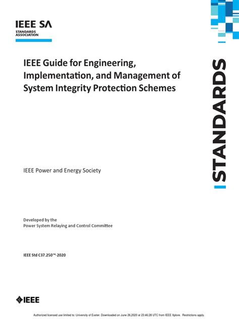 Ieee Guide For Engineering Implementation And Management Of System