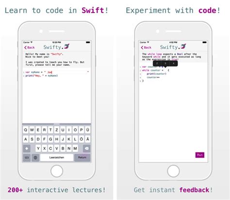 手を動かしながらどこでもSwiftの学習ができるiOSアプリSwifty ソフトアンテナ