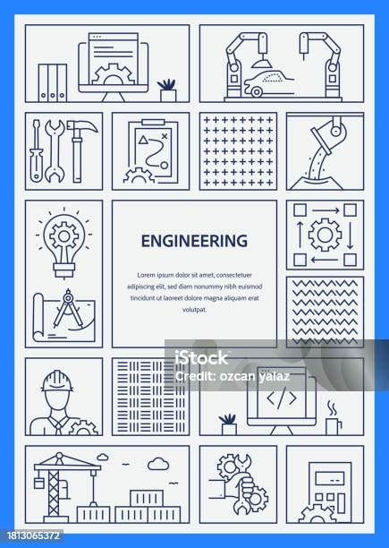 엔지니어링 관련 벡터 배너 디자인 개념입니다 글로벌 Multisphere 즉시 사용 가능한 템플릿입니다 웹 배너 웹 사이트 헤더