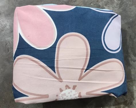 Floral Print Double Cotton Flower Bed Sheet At Rs 300set In