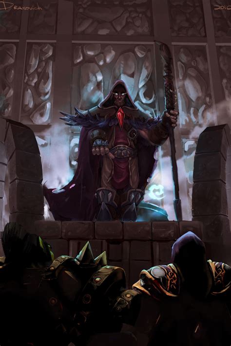 Medivh The Prophet By Анастасия Дранович Concept Artist Background