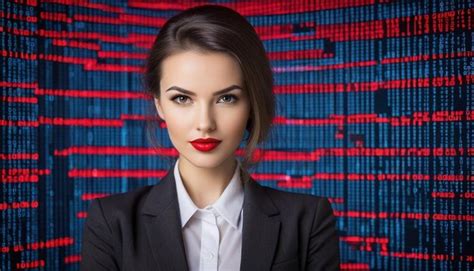 Premium Photo Portrait Business Woman Information Security Analyst