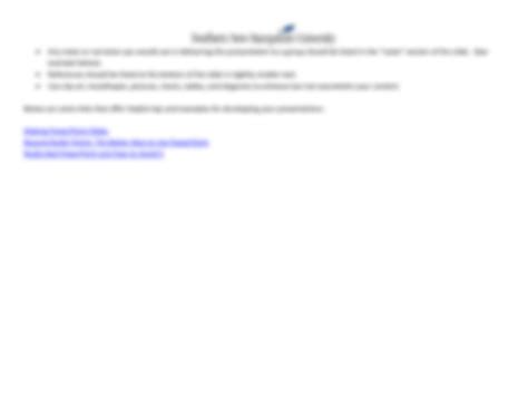 Solution Snhu Bus 206 Course Presentation Guidelines And Rubric