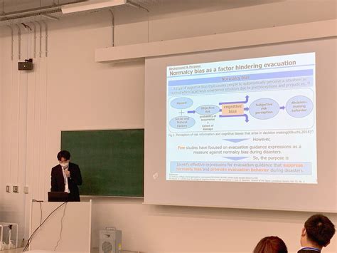 建築学科の斉藤瑠加さん 高口研、m1 が19th International Symposium And Conference Of Asia Institute Of Urban