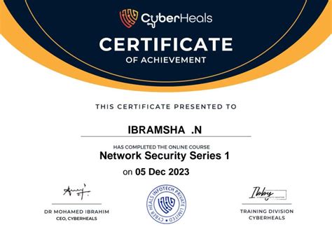 Ibramsha N On Linkedin Ibbycertificationchallenge Chbscitcybersecurity